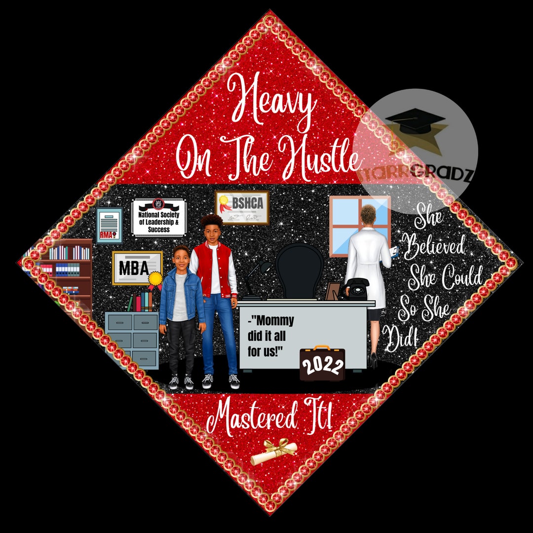 Graduation Cap Topper/ Mastered It - Etsy