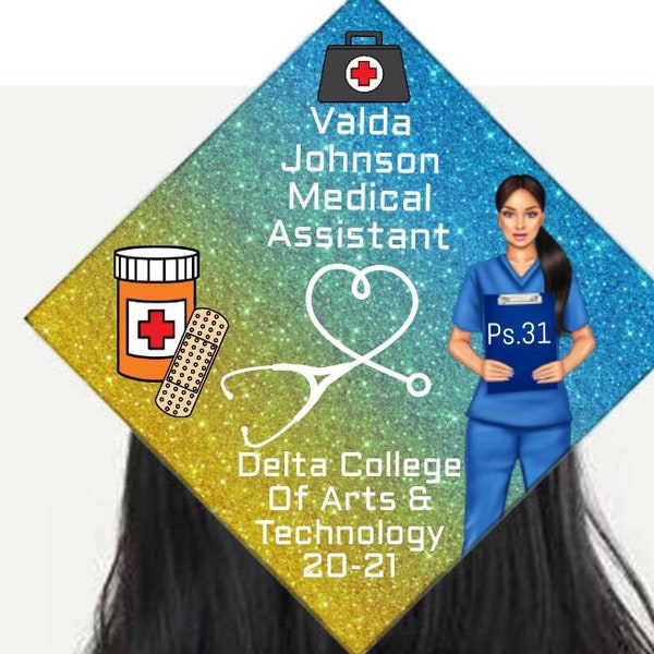 Medical Assistant Graduation Cap - Etsy