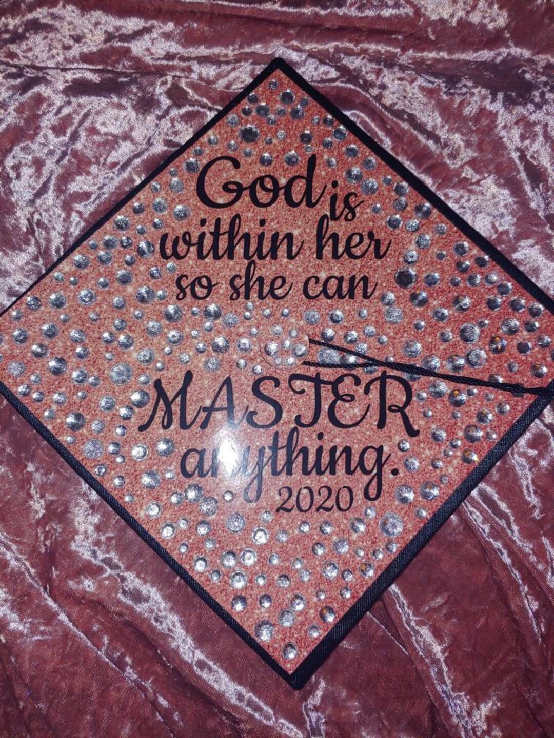 Graduation Cap Topper/master Anything - Etsy