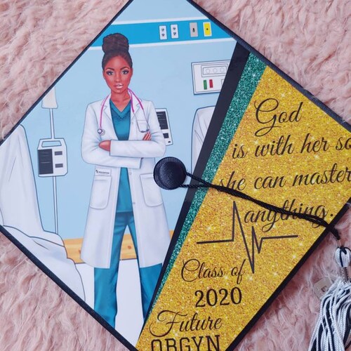 Graduation Cap Topper Label/criminal Justice Major/ Future FBI - Etsy
