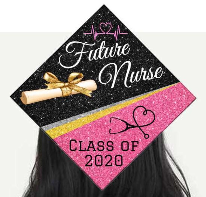 Graduation Cap Topper/future Nurse/ Rn/ Cna/ Medical Assistant - Etsy
