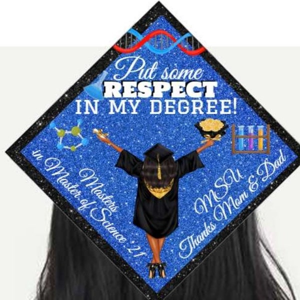 Science Graduation Cap Topper - Etsy