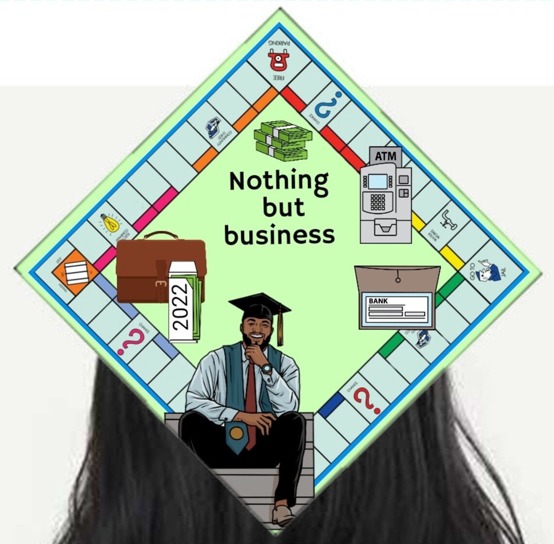 Graduation Cap Topper/ Banker | Etsy