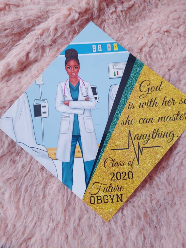 Graduation Cap Topper/future Obgyn/doctor - Etsy