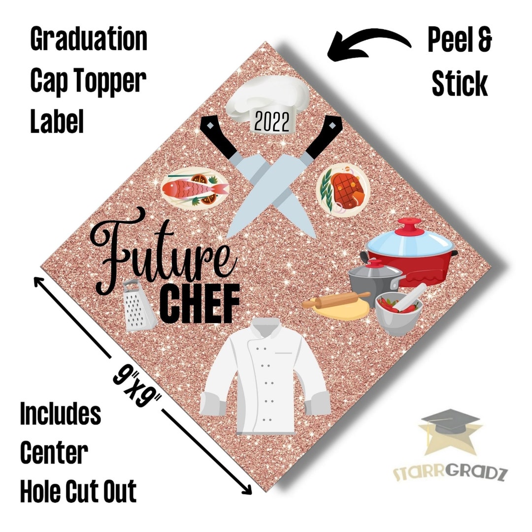 Graduation Cap Topper/ Future Chef - Etsy