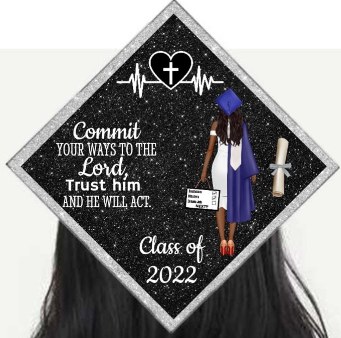 Graduation Cap Topper Label/ Medical - Etsy