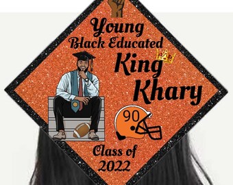 Football Graduation Cap - Etsy