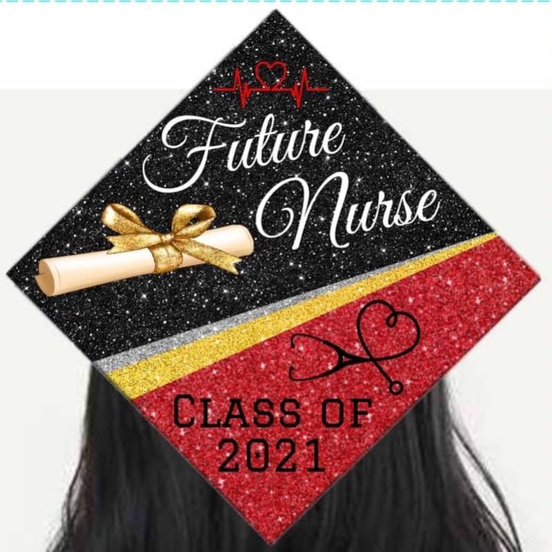 Nurse Graduation Cap - Etsy