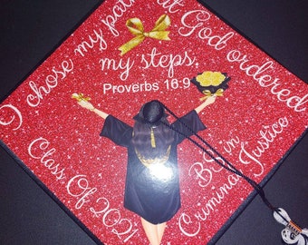 Graduation Cap Topper Case Closed Topper Criminal Justice - Etsy