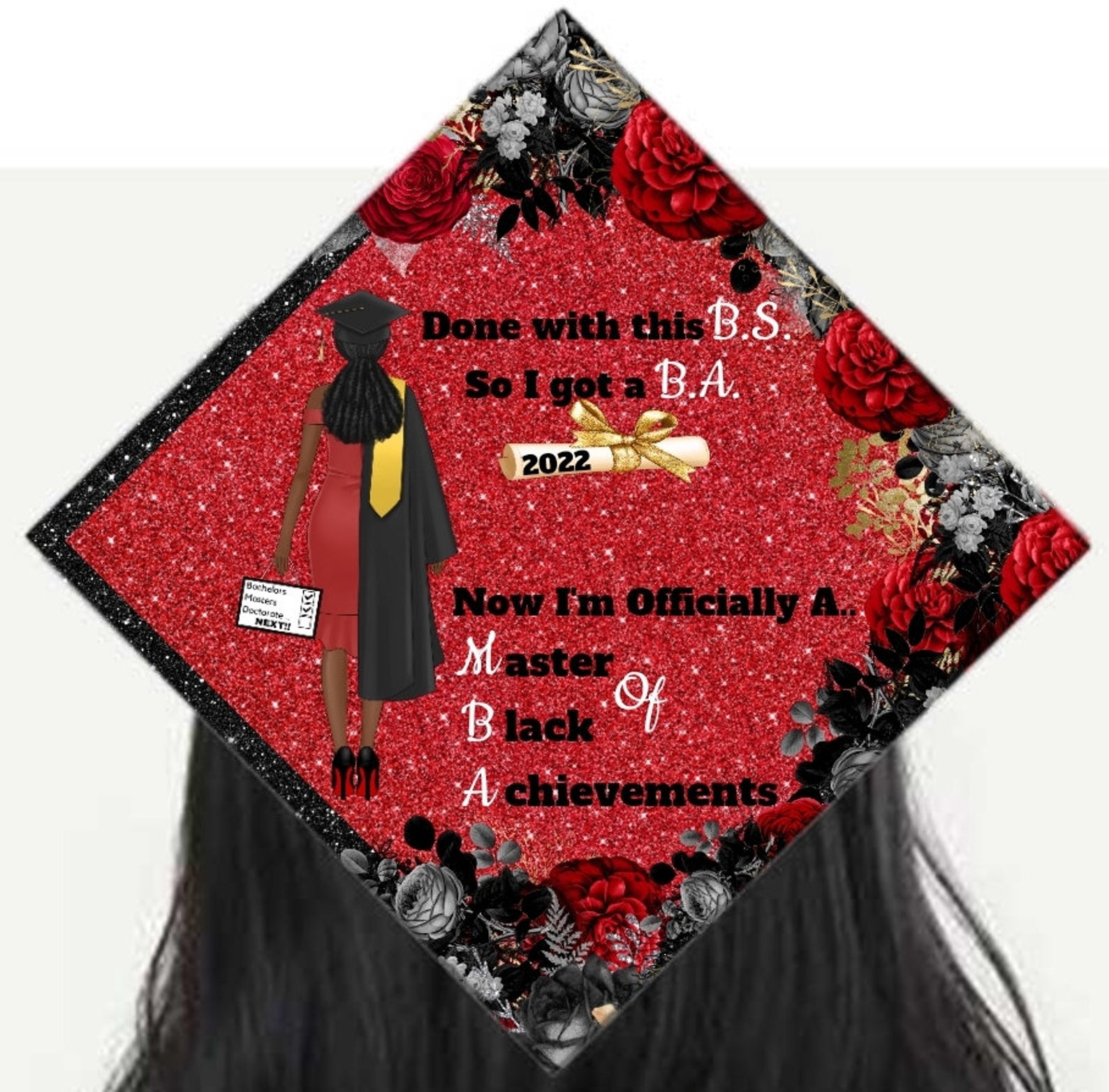 Graduation Cap Topper / MBA - Etsy