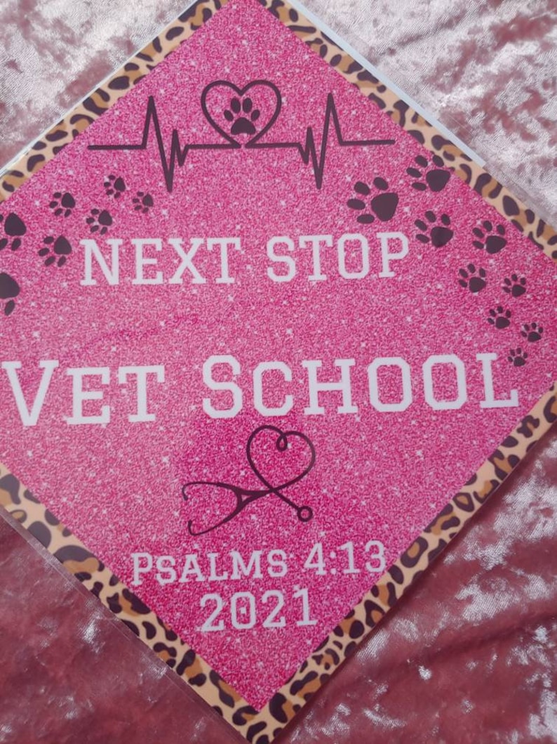 Graduation Cap Topper/vet School/animal Science/ Vet Tech/diy ...