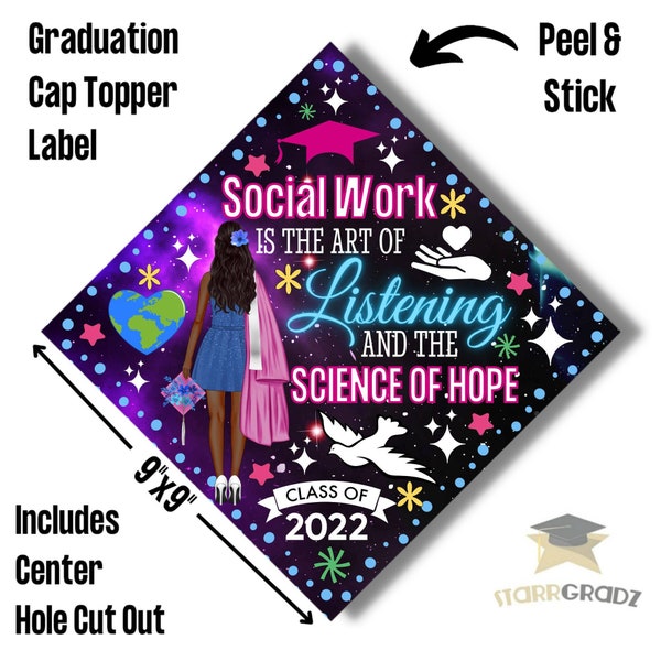 Graduation Cap for Social Work Decoration - Etsy