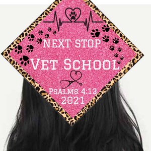 Graduation Cap Topper/vet School/animal Science/ Vet Tech/diy ...
