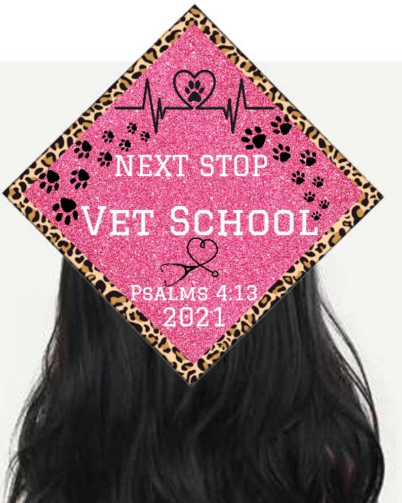 Graduation Cap Topper/vet School/animal Science/ Vet Tech/diy ...