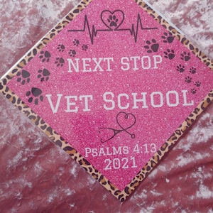 Graduation Cap Topper/vet School/animal Science/ Vet Tech/diy ...
