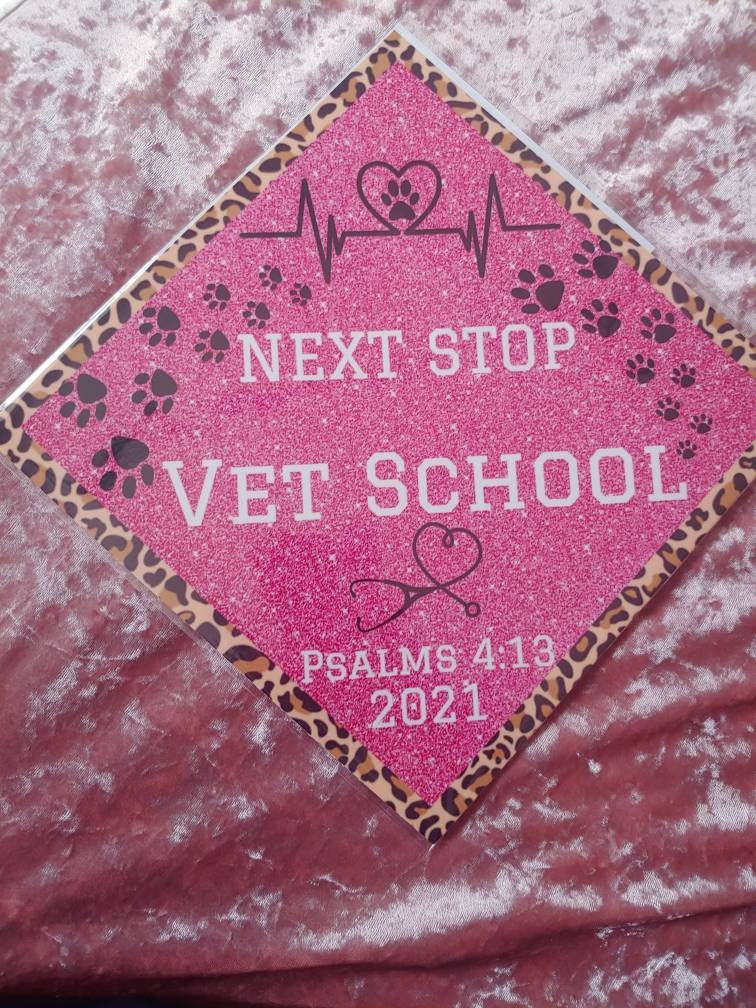 Graduation Cap Topper/vet School/animal Science/ Vet Tech/diy ...