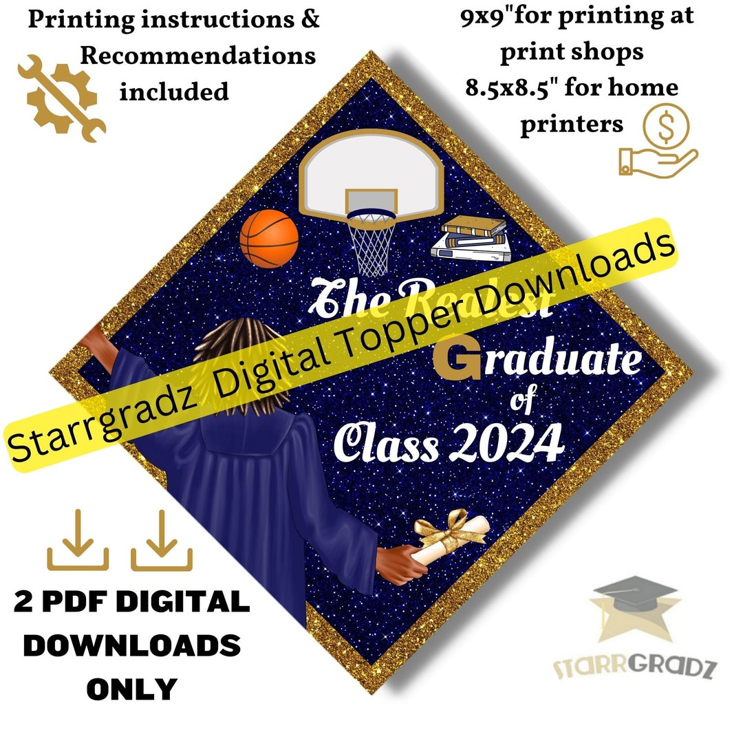 Grad Cap Digital Design/ Download / the Realest - Etsy