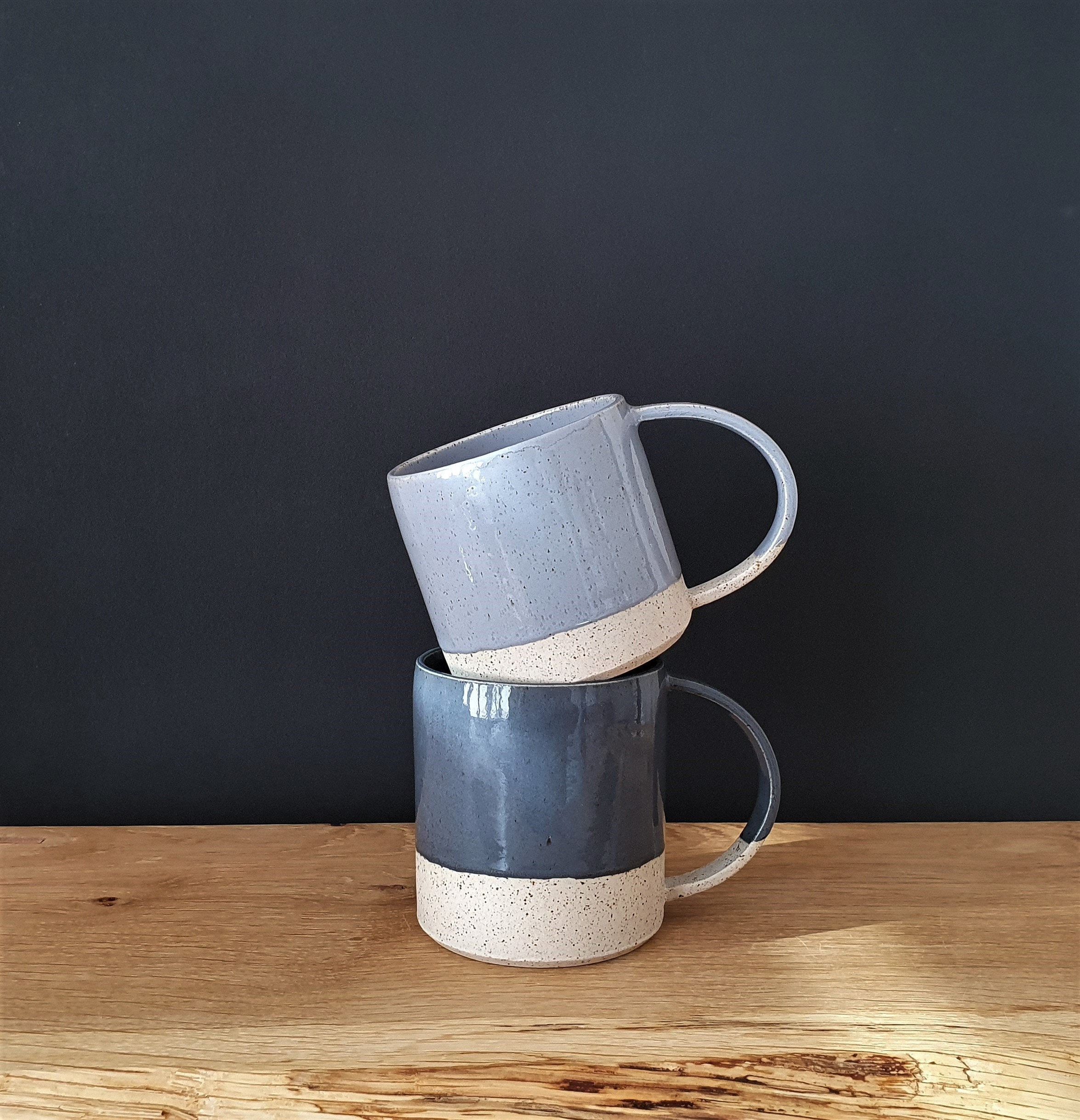 Grey Handmade Coffee Mug // Modern Ceramic Cup // Tea Cup // | Etsy