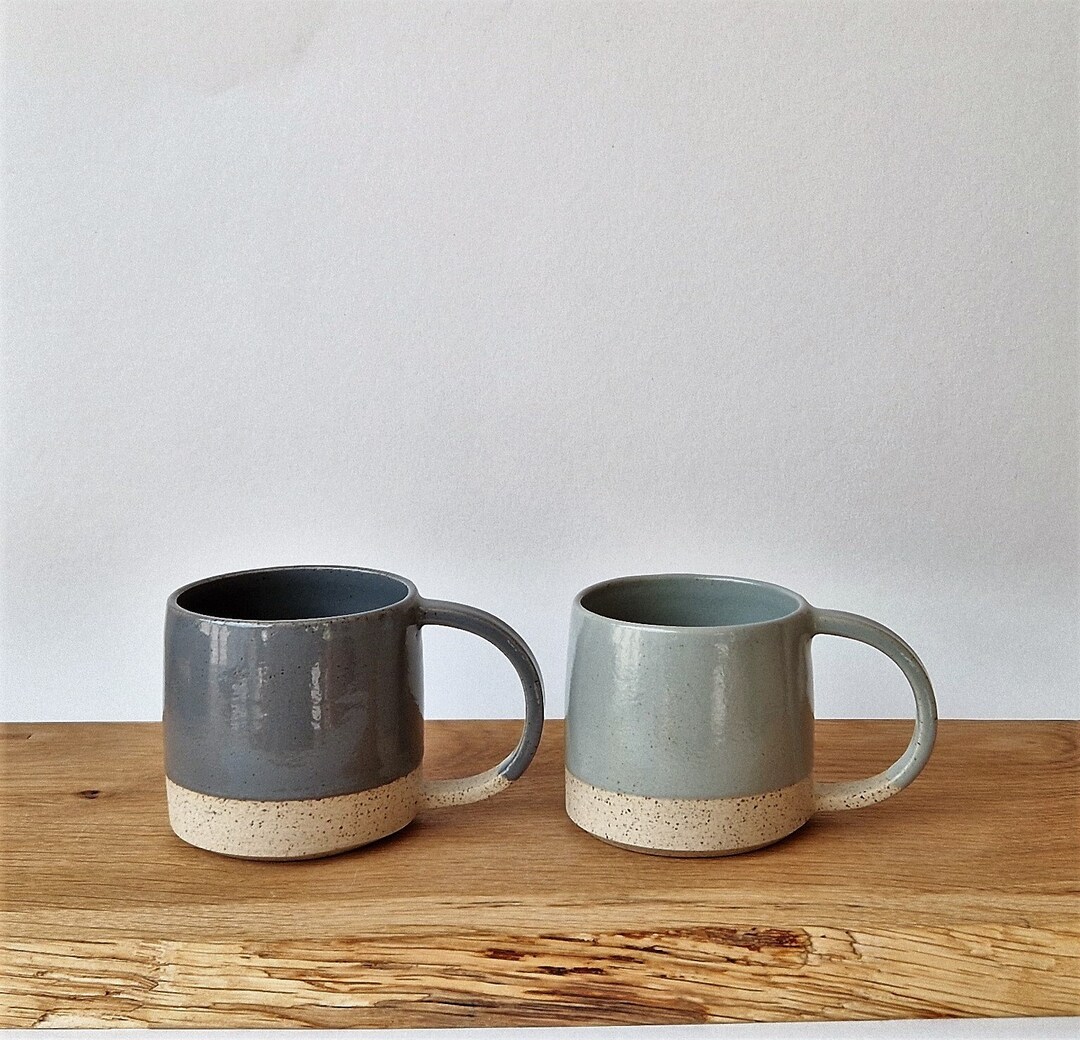 Gray Handmade Coffee Mug // Modern Ceramic Cup // Tea Cup // Stoneware ...