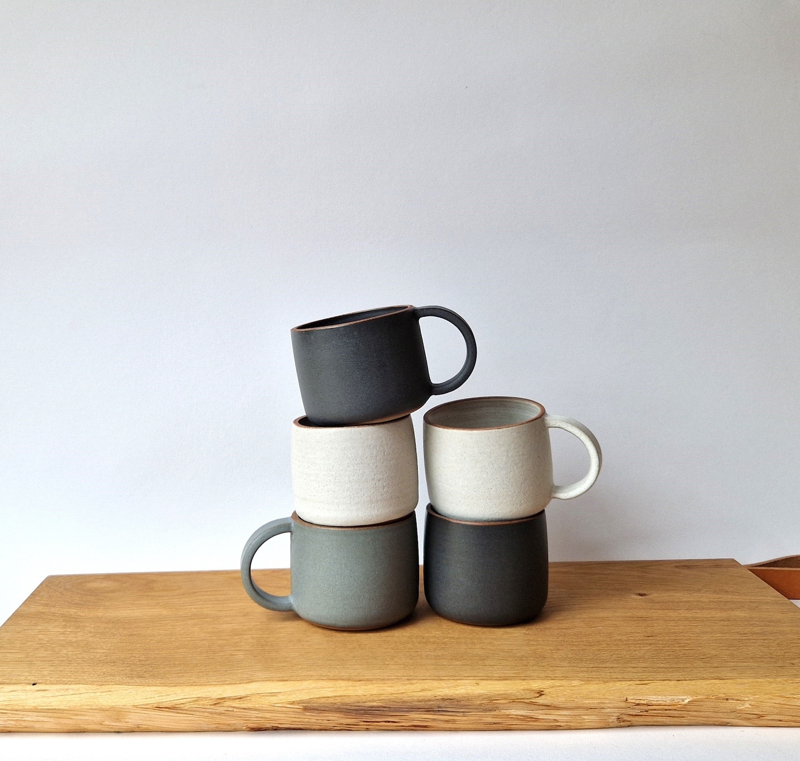 Espresso Cups // Modern Coffee Cups // Handmade Ceramic // Matt Glaze ...