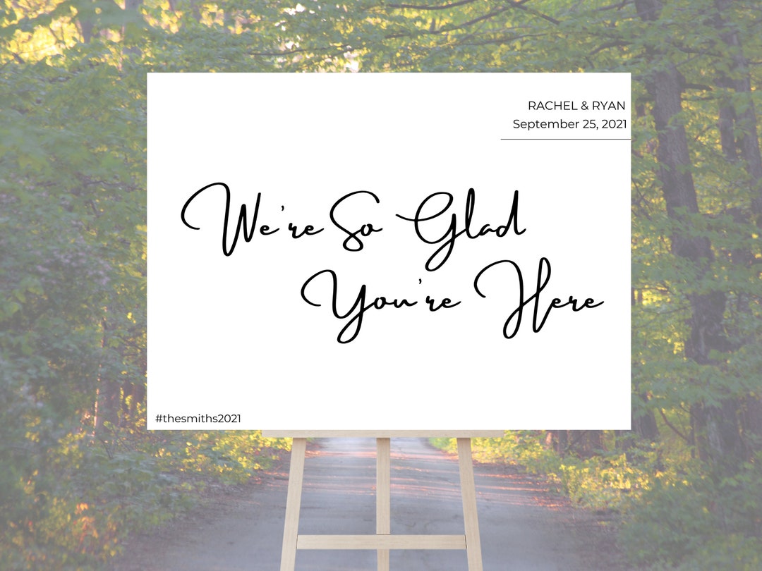 Wedding Welcome Sign Template Canva Template Editable Canva Welcome ...