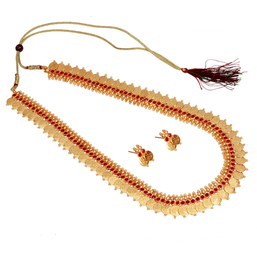 Indian Bollywood 18k Gold Plated Ginni Coin South Indian - Etsy