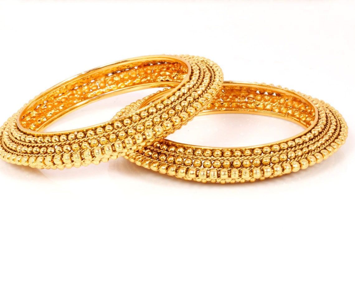 Indian Traditional Gold Kada Women Wedding & Partywear Women - Etsy