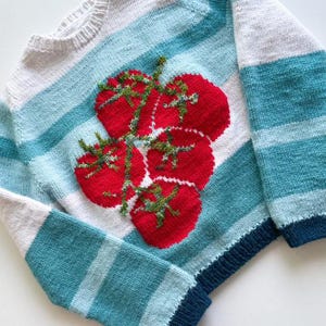 Knitting Pattern | Tomato Sweater - Etsy