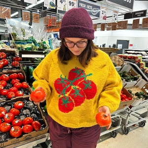 Knitting Pattern | Tomato Sweater - Etsy