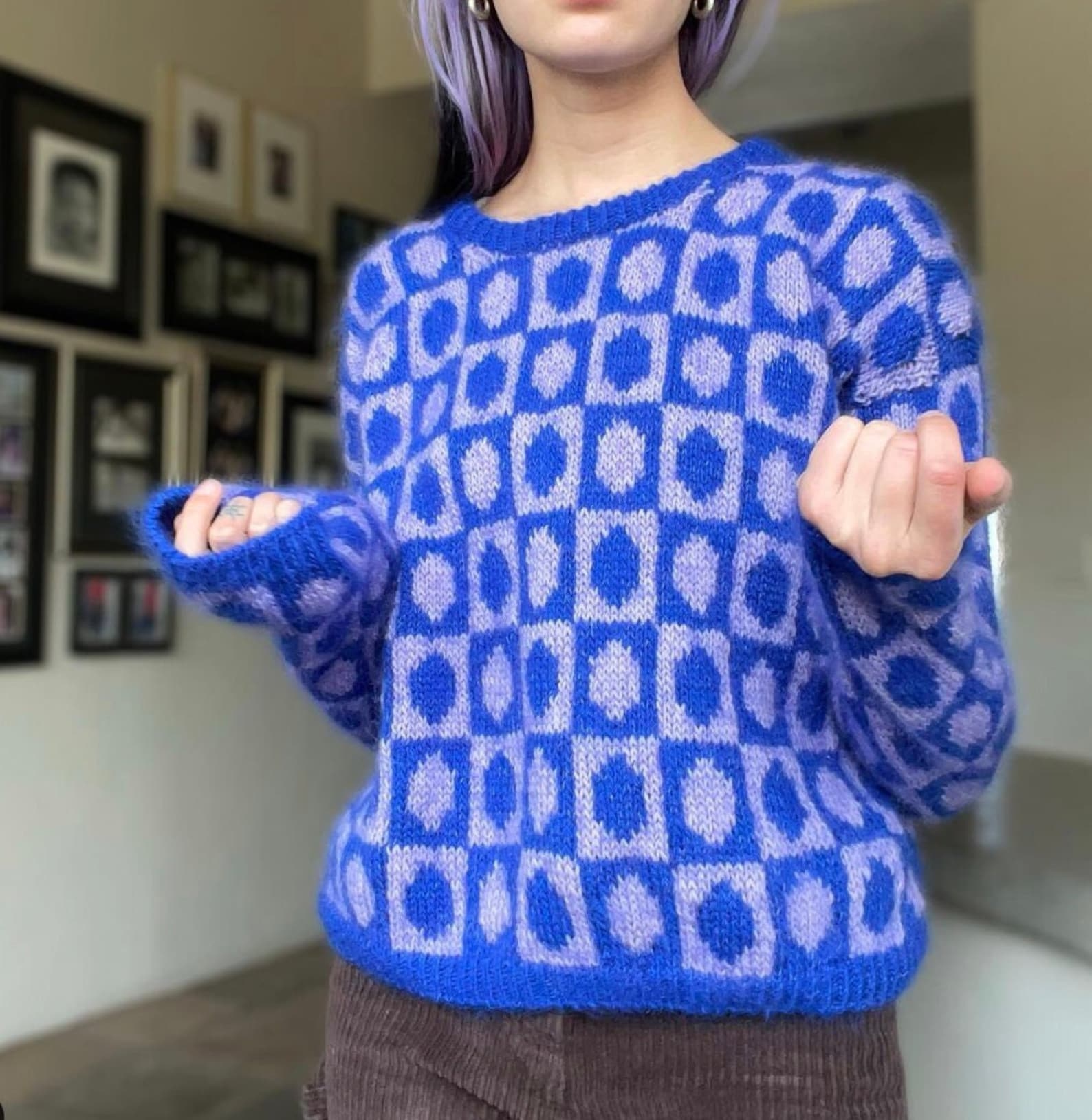 Knitting Pattern | Spot on Sweater - Etsy