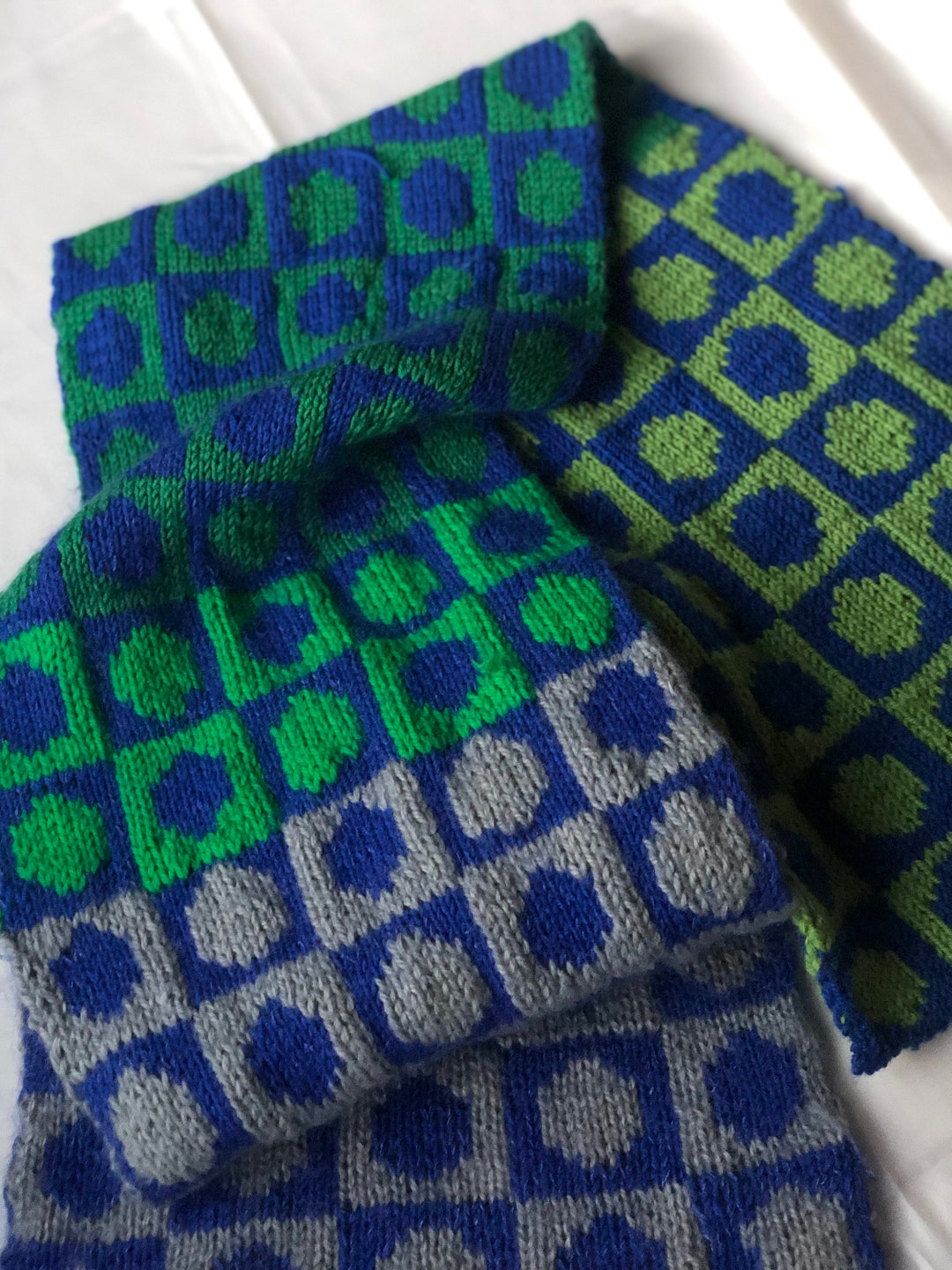 Knitting Pattern | Spot on Scarf - Etsy