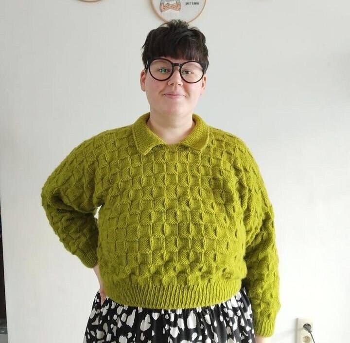 Knitting Pattern Basket Weave Sweater - Etsy