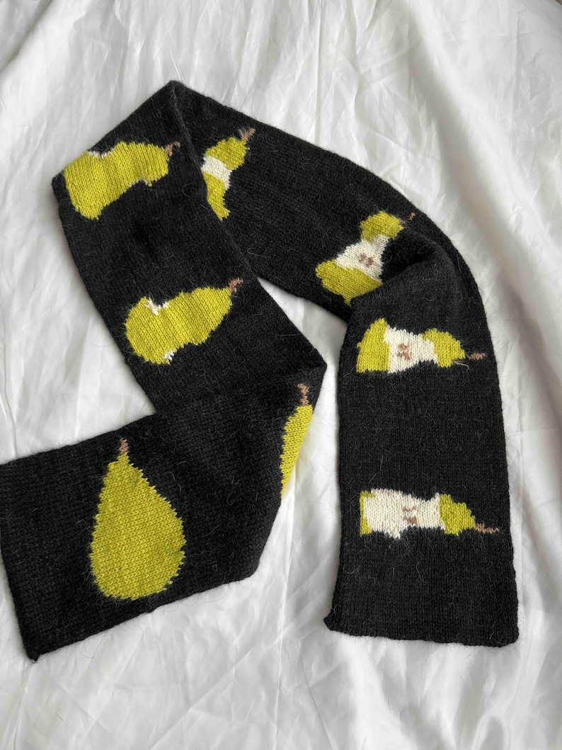 Knitting Pattern | Pear Scarf - Etsy