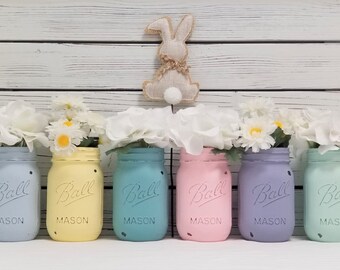 Spring Mason Jars - Etsy