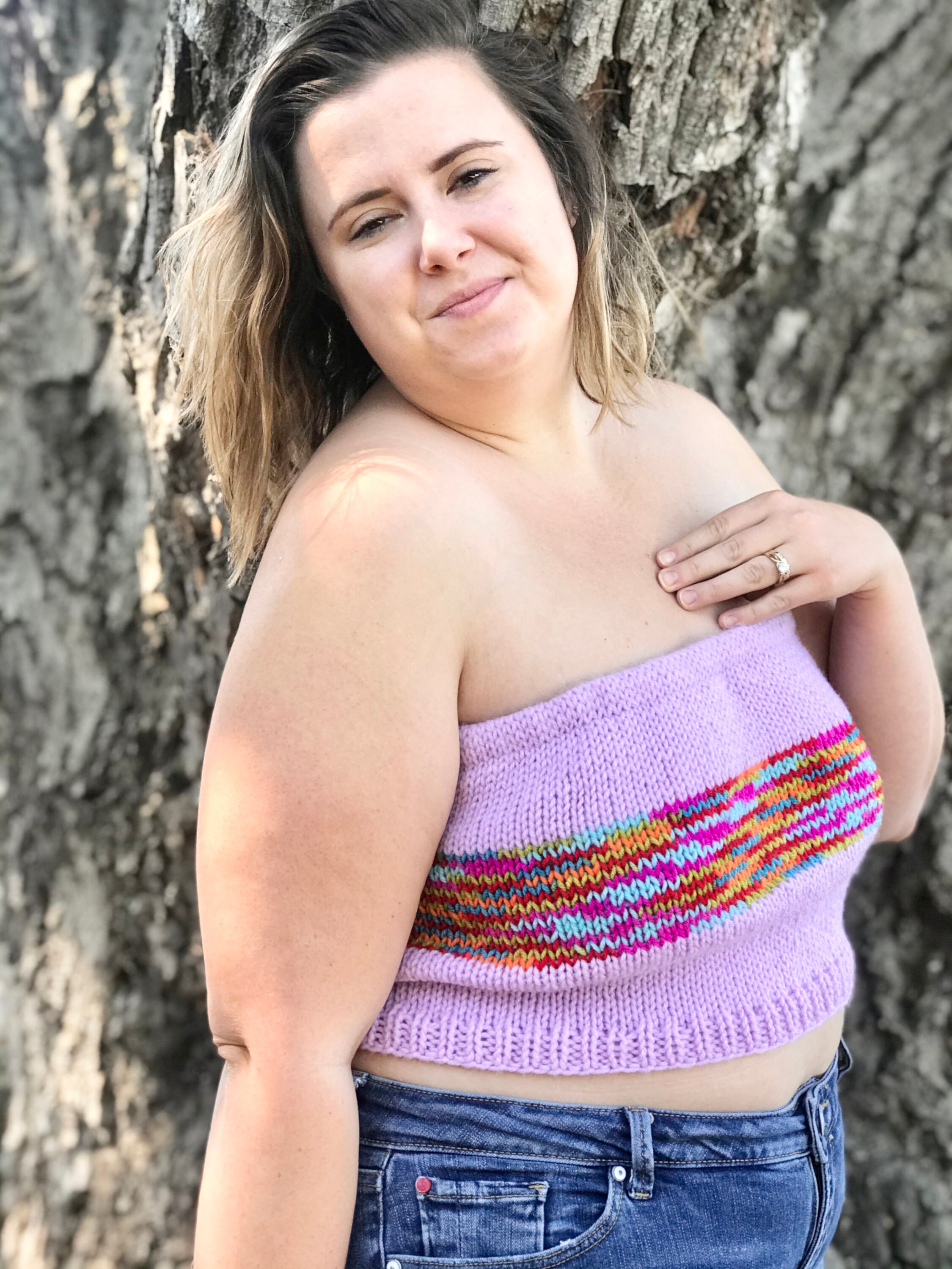 Titty Tube Top Knitting Pattern/ PDF Knitting Pattern/ Tube Top ...