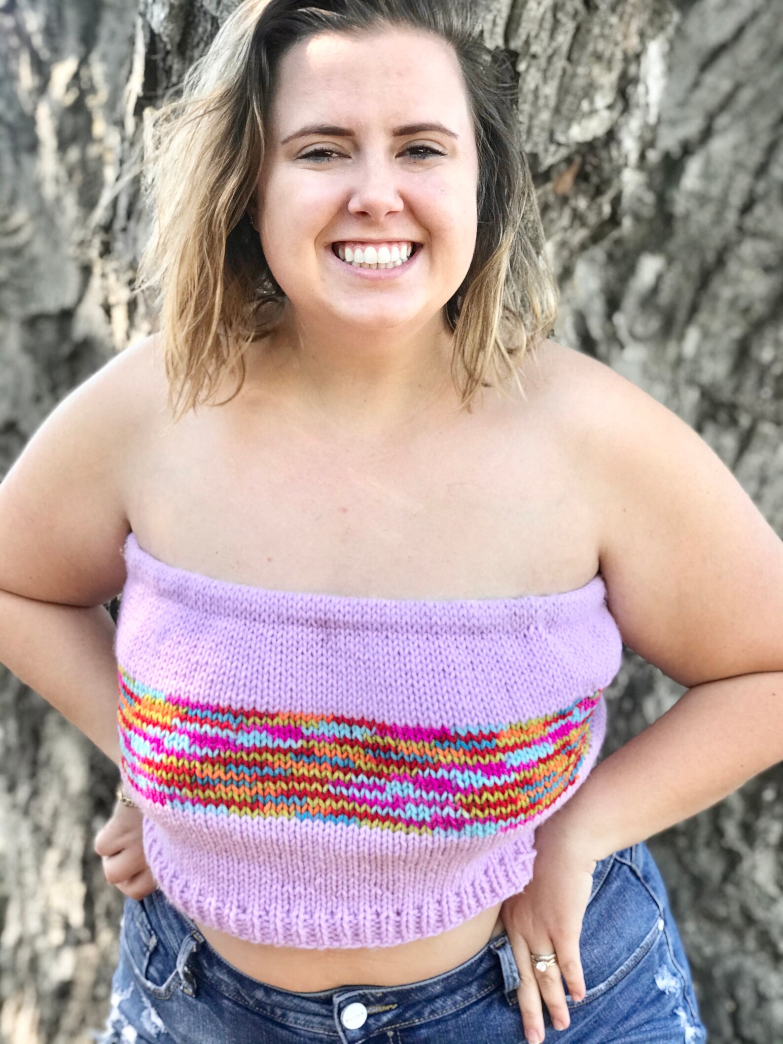 Titty Tube Top Knitting Pattern/ PDF Knitting Pattern/ Tube Top ...