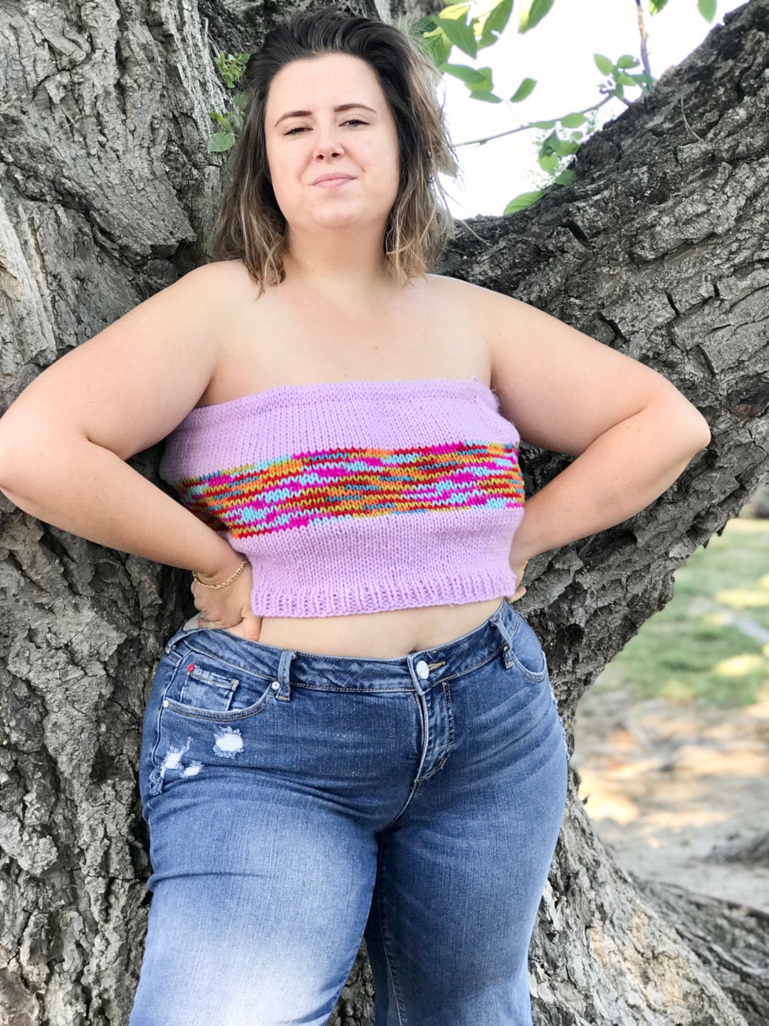 Titty Tube Top Knitting Pattern/ PDF Knitting Pattern/ Tube Top ...