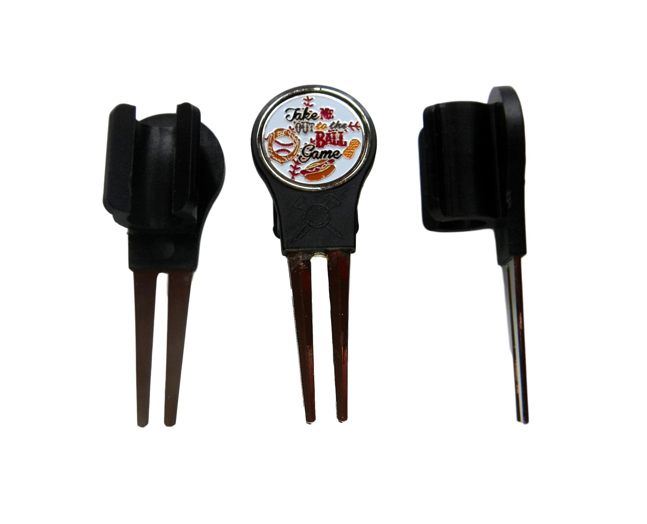 New Putter Mounted Divot Tool and Ball Marker- Take Me Out to Ballgame ...