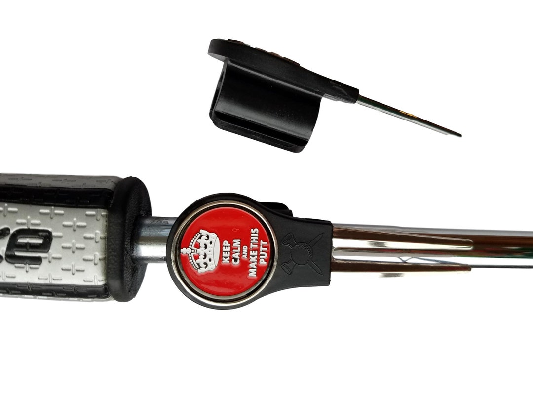 New Putter Mounted Divot Tool and Ball Marker Keep Calm Make Putt ...