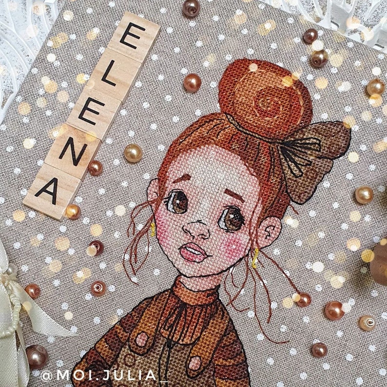 Elena Cross Stitch Pattern PDF and SAGA English/russian - Etsy