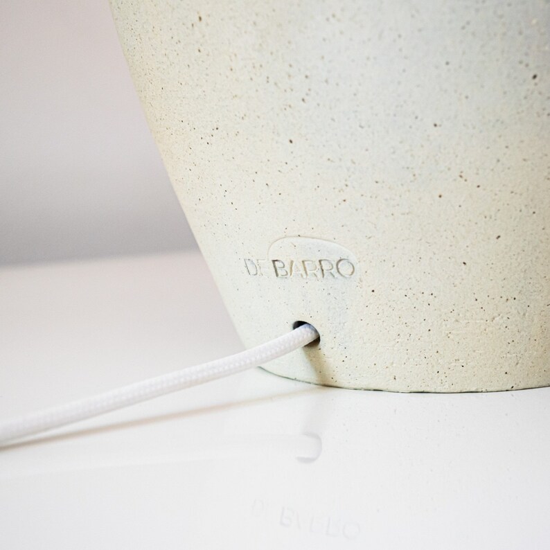 Handmade Round Ceramic Table Lamp - Etsy