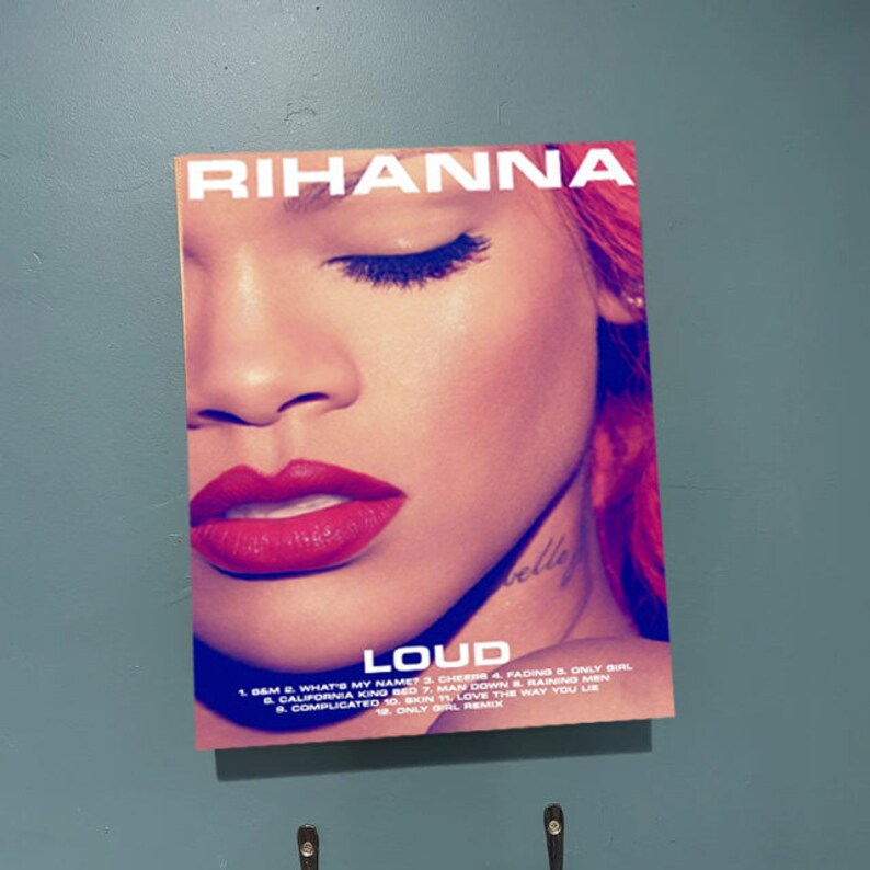 Rihanna Album Cover Loud Unframed Poster - Etsy