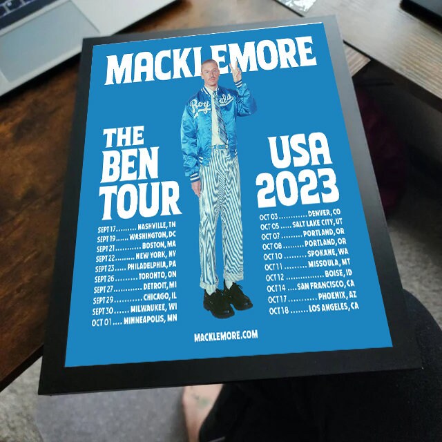 Macklemore Wings Poster