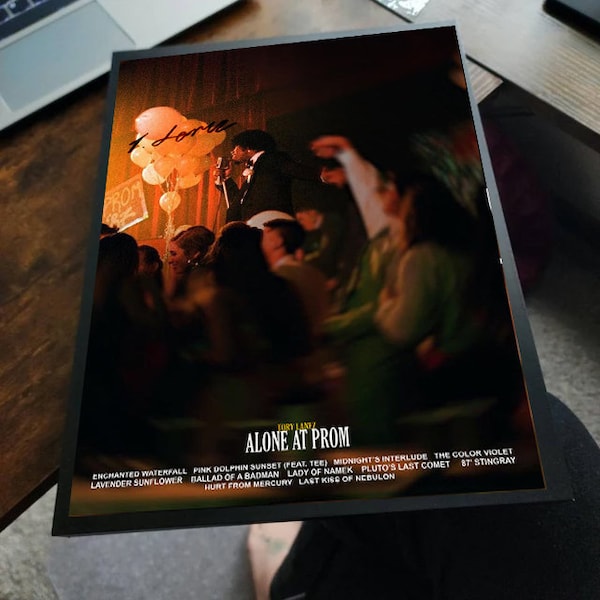 Alone at Prom Album Cover - Etsy