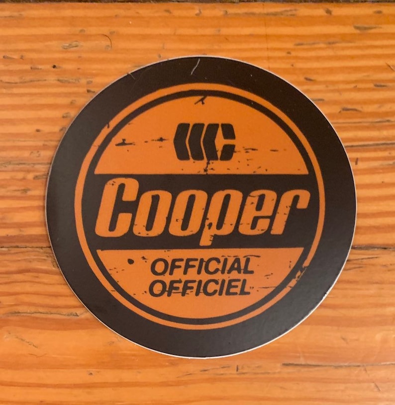 Hockey Puck Sticker Cooper - Etsy
