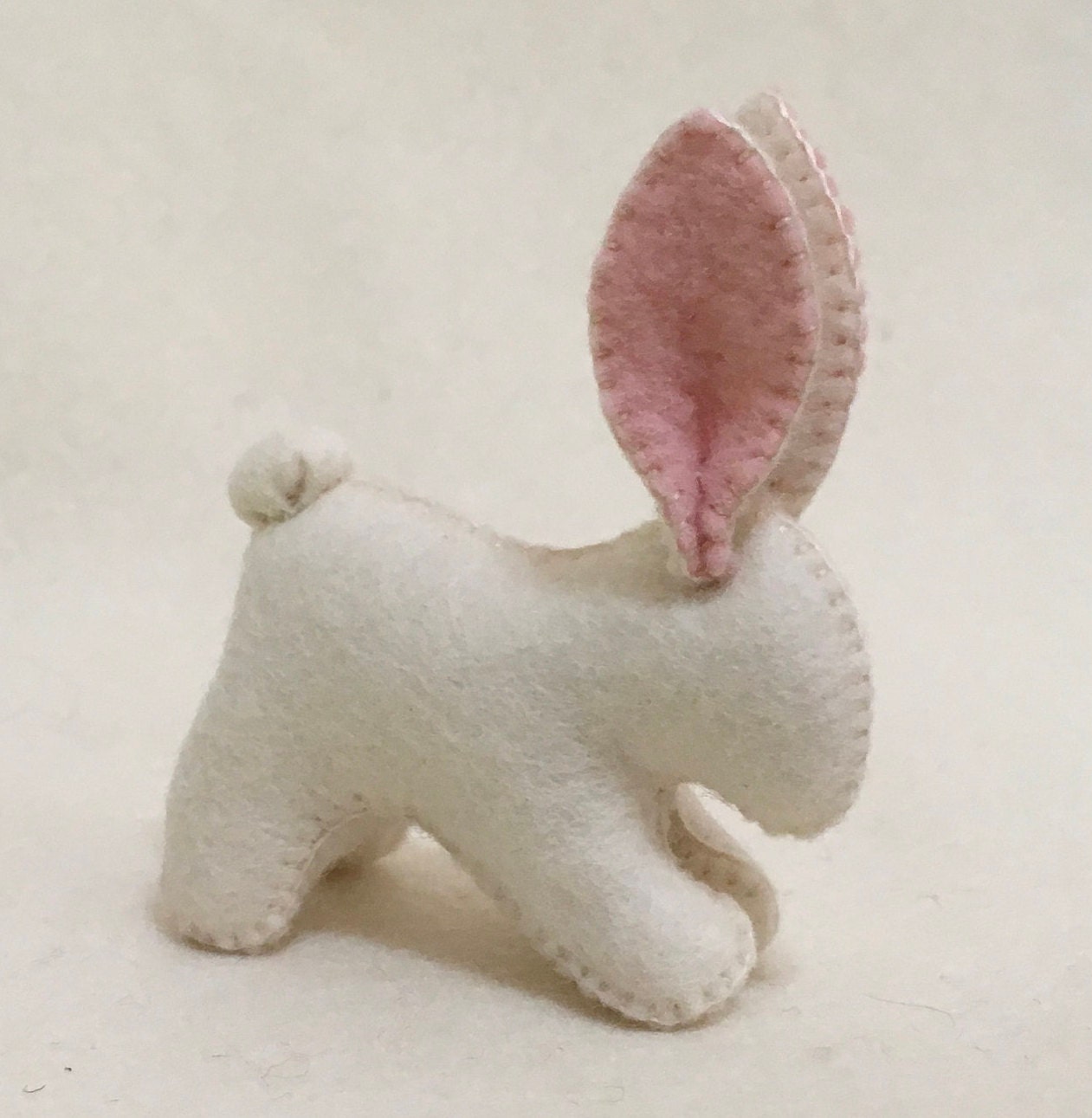 Felt Rabbit Pure Wool Felt Animals Steiner Toys Waldorf - Etsy Australia