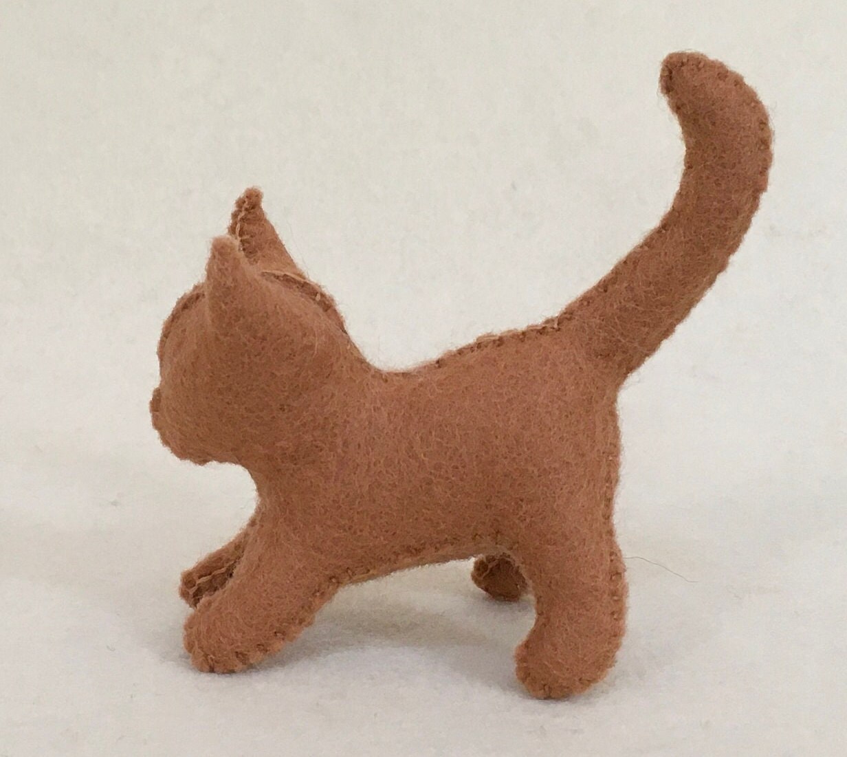 Felt Cat Pure Wool Felt Animals Steiner Toys Waldorf Felt - Etsy Australia