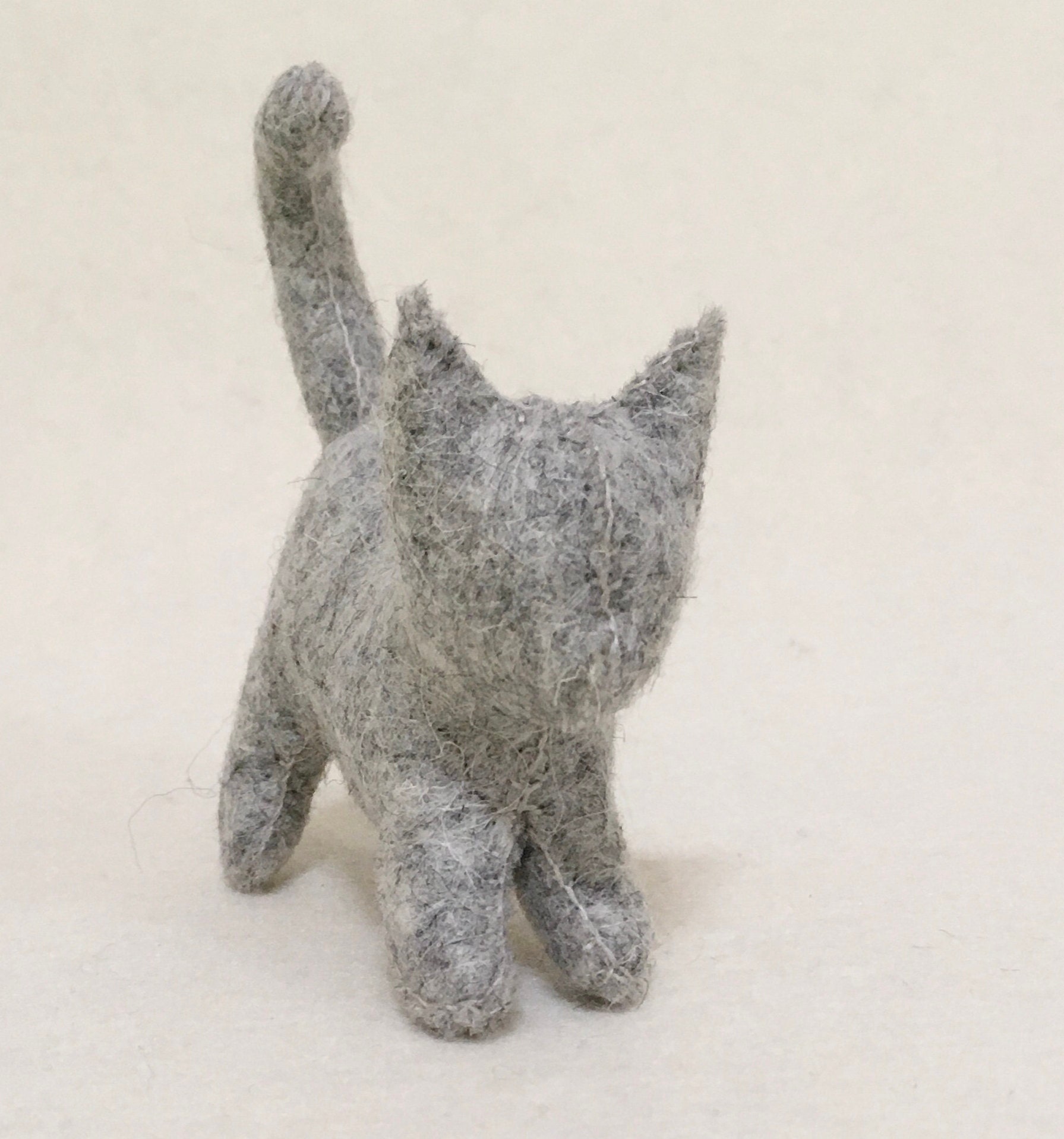 Felt Cat Pure Wool Felt Animals Steiner Toys Waldorf Felt - Etsy Australia