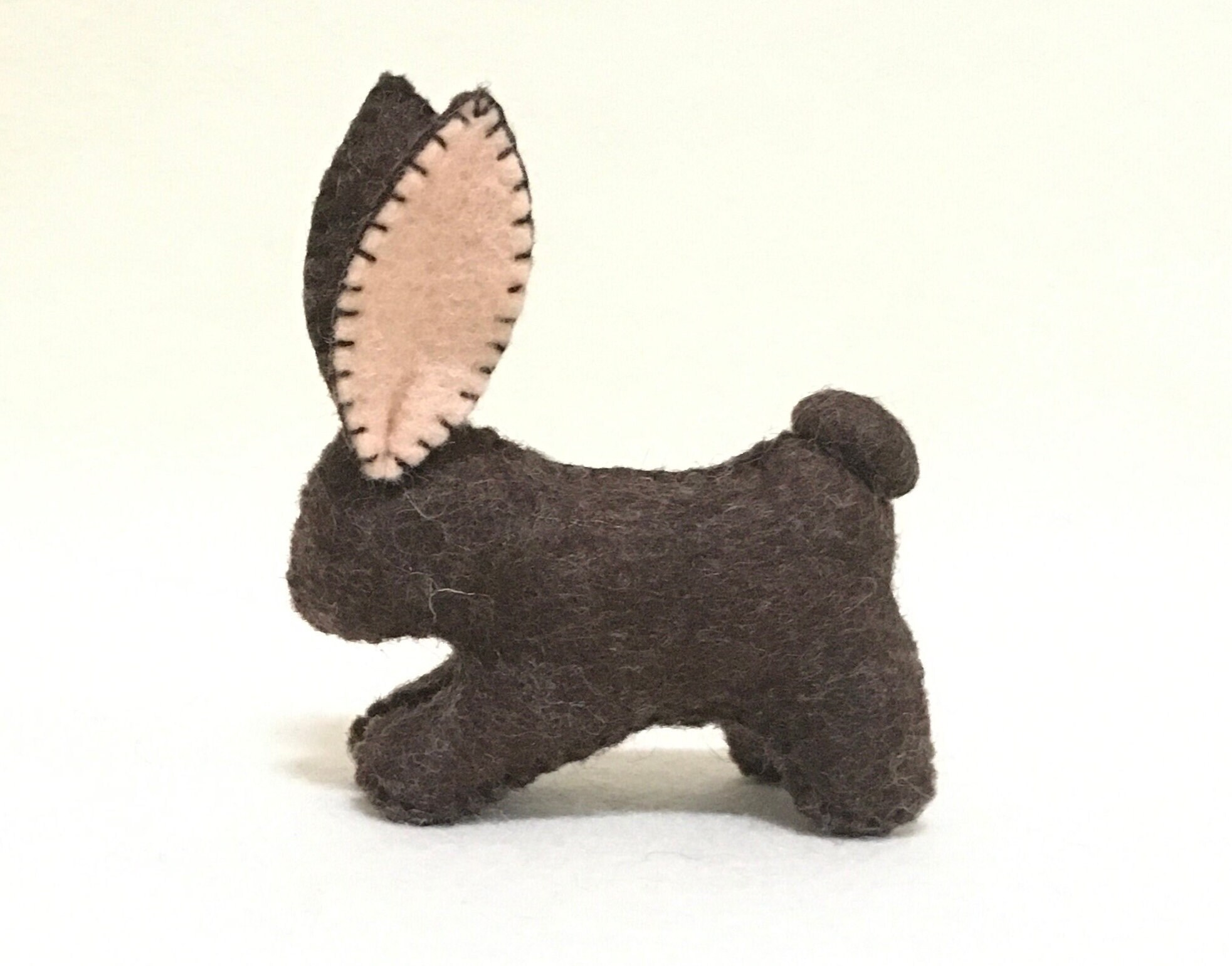 Felt Rabbit Pure Wool Felt Animals Steiner Toys Waldorf - Etsy Australia