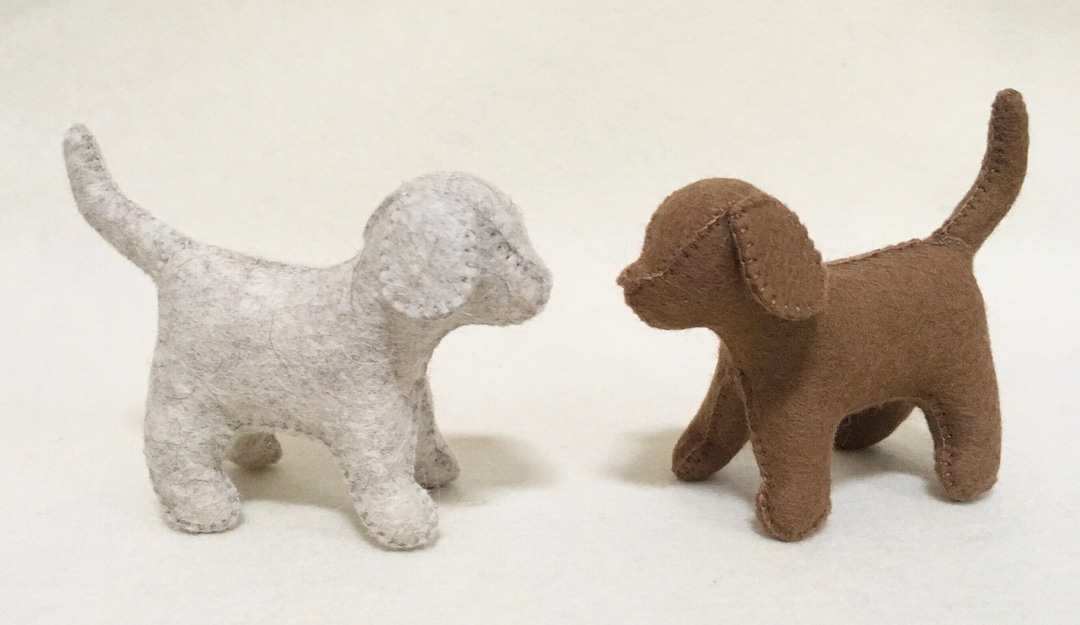 Felt Dog ** Pure Wool Felt Animals, Steiner Toys, Waldorf Felt Animals ...